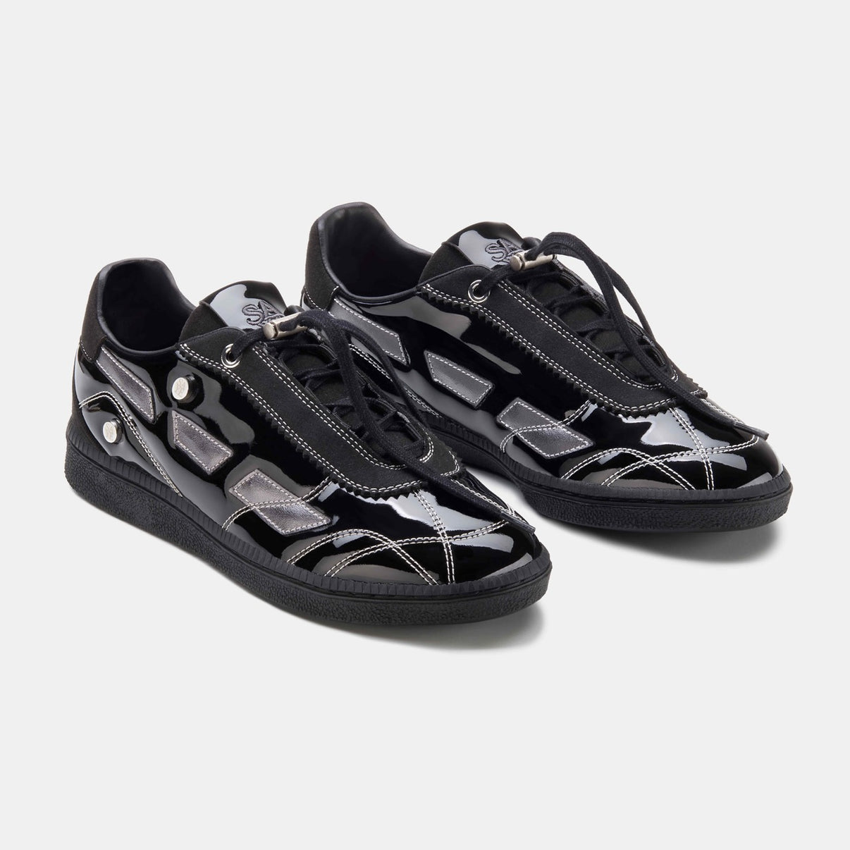 M70 Apollo - Silver & Black - Vegan Sneakers - SAYE