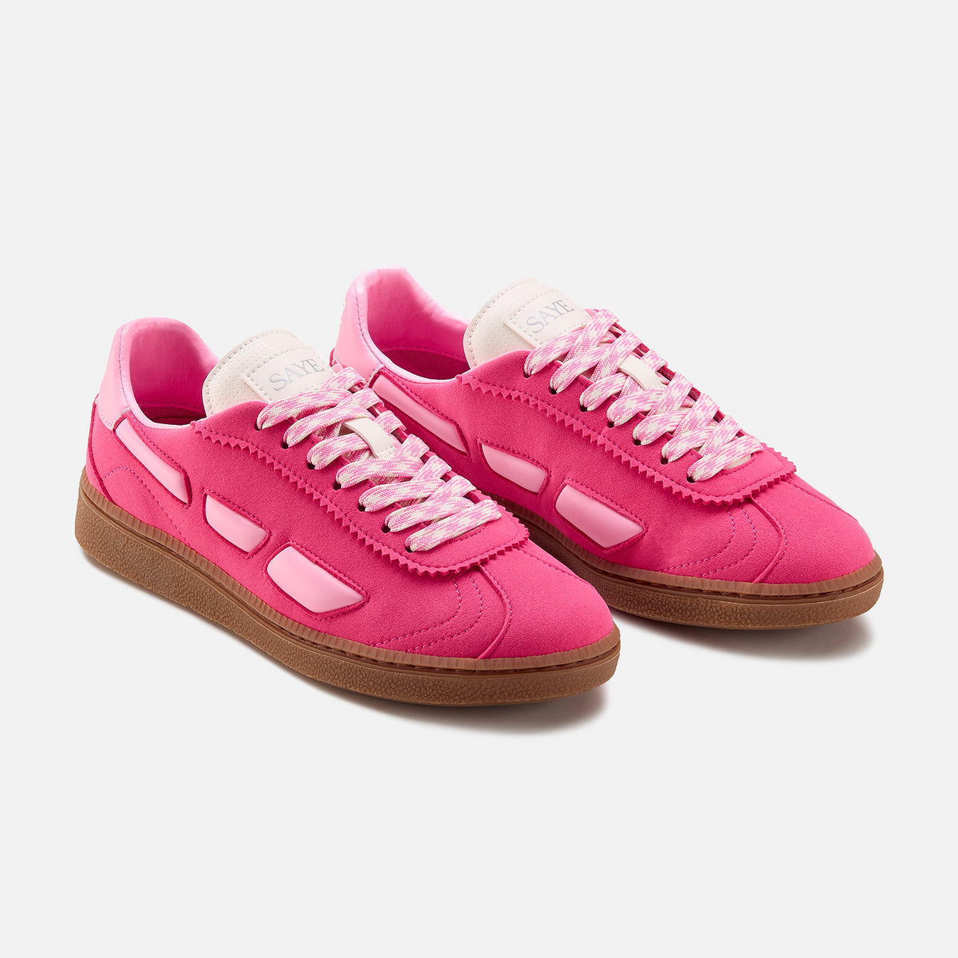 M70 Jazzy - Fuchsia & Gum - Vegan Sneakers - SAYE