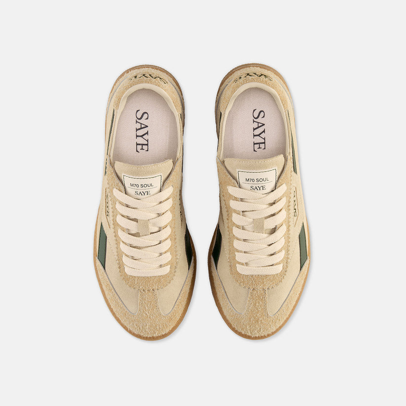 M70 Soul - Sand & Forest - Vegan Sneakers - SAYE